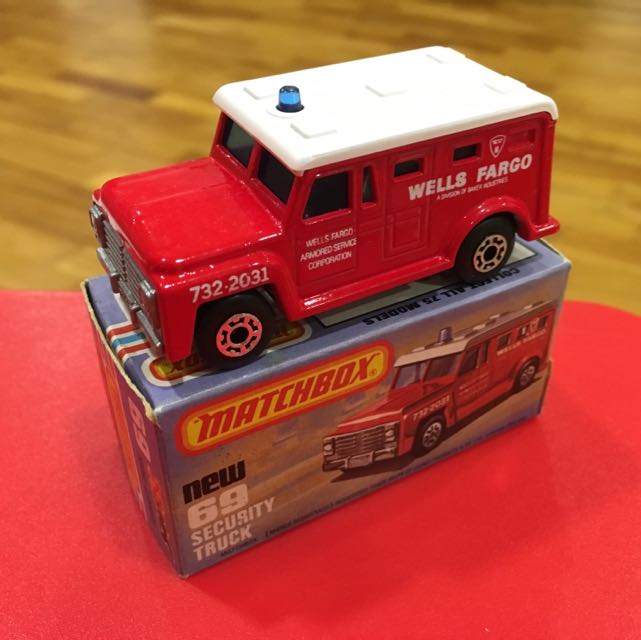 Matchbox Superfast Wells Fargo Security Truck (A), Hobbies & Toys, Toys ...