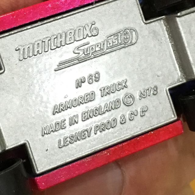 Matchbox Superfast Wells Fargo Security Truck (A), Hobbies & Toys, Toys ...