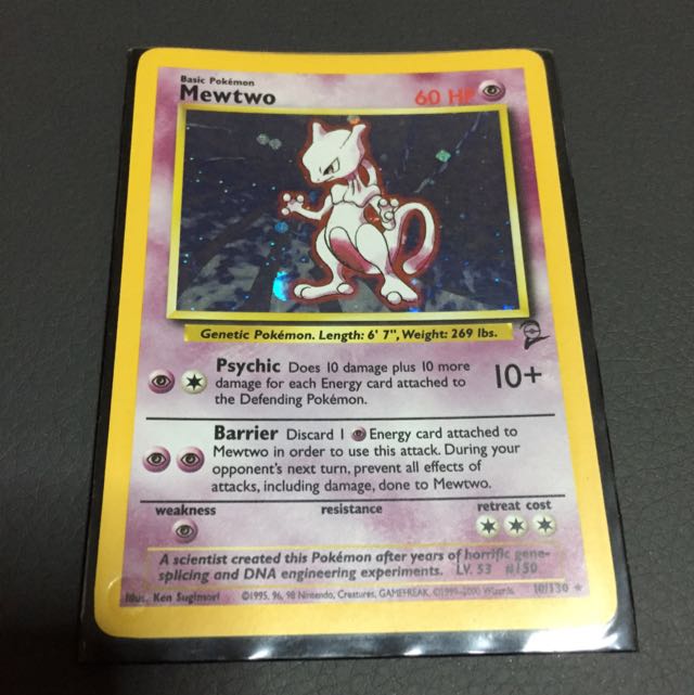 Mewtwo 2nd Ed, Hobbies & Toys, Toys & Games on Carousell