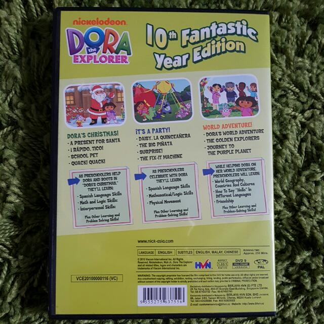 Preloved Original DVD - Dora the Explorer 10th Fantastic Year Edition ...