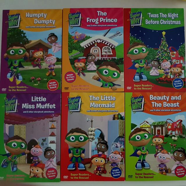 Preloved Super Why DVD, Hobbies & Toys, Books & Magazines, Children's ...