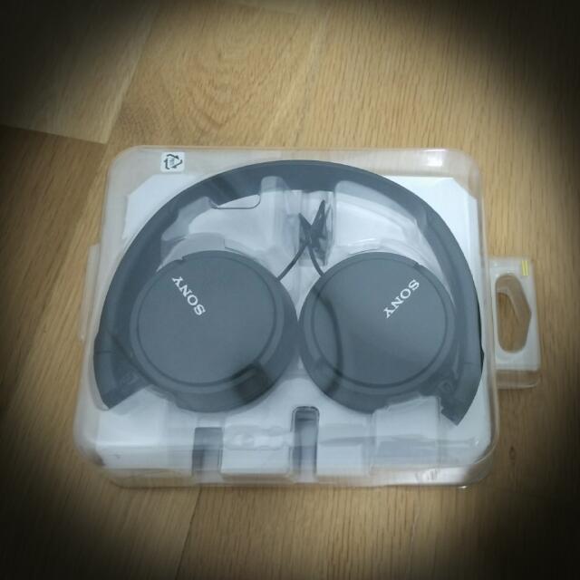 Sony Headphone MDR-ZX110 AP Black, Audio, Headphones & Headsets on ...