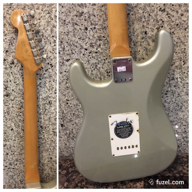 2000 Fender USA Made 62' Reissue Inca Silver Stratocaster Guitar ...