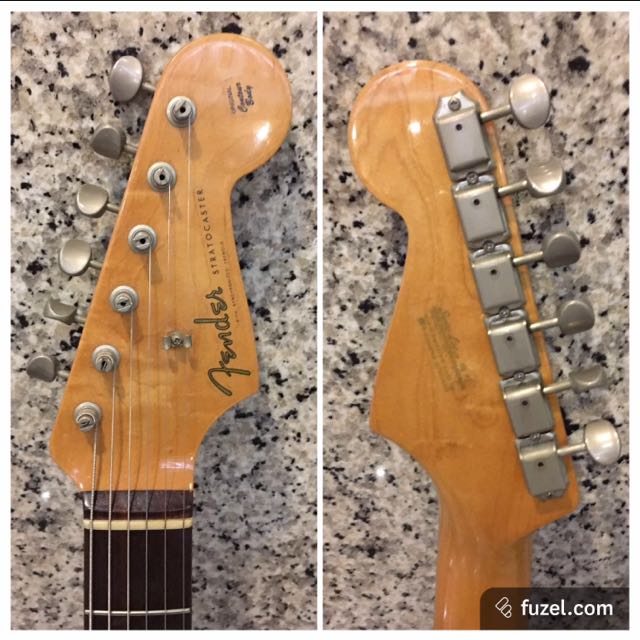 2000 Fender USA Made 62' Reissue Inca Silver Stratocaster Guitar ...