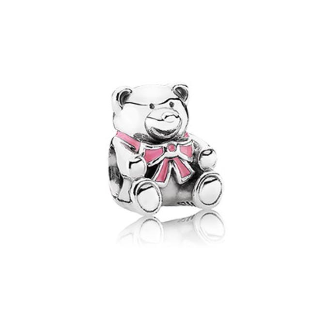 PANDORA Teddy Bear Charm, Women's Fashion, Jewelry & Organisers, Charms ...