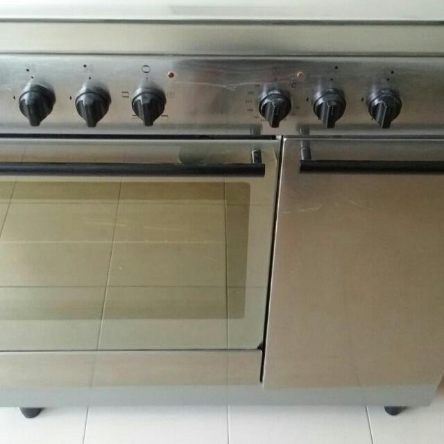 TURBO Italia 90cm Free Standing Cooker w/ Electric Oven, TV & Home ...
