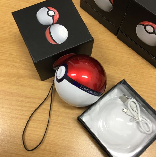 Pokeball Powerbank 12000mah, Mobile Phones & Gadgets, Mobile & Gadget ...