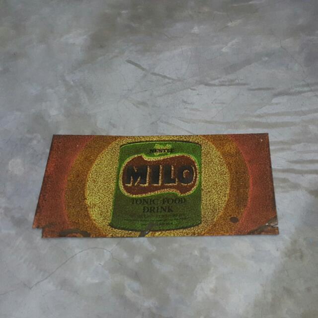 Vintage Milo Tin Sign - 1, Hobbies & Toys, Memorabilia & Collectibles ...