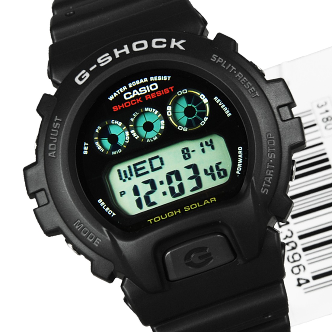 NEW CASIO G-6900-1DR G-6900-1D G-SHOCK ORIGINAL TOUGH SOLAR WATCH WITH ...