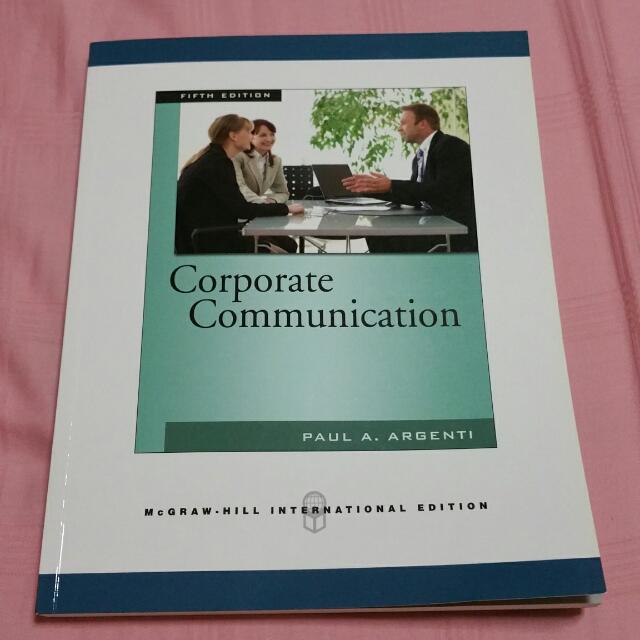 Corporate Communication Textbook, Books & Stationery, Textbooks on ...