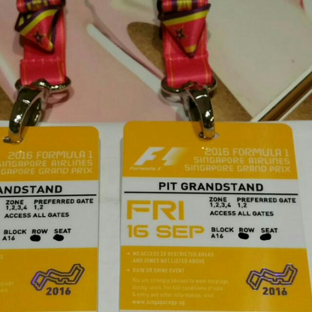 Friday F1 PIT GRANDSTAND, Tickets & Vouchers, Local Attractions ...