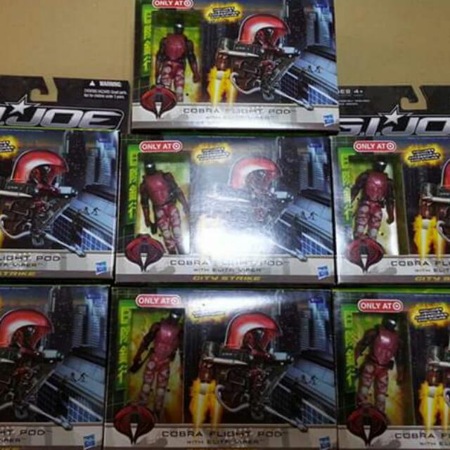 Hasbro G.I.Joe Rise Of Cobra Target Exclusive Cobra Flight Pod With ...