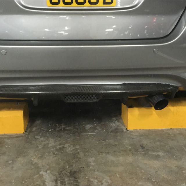 Honda Fit Gd J's Rear Diffuser, Car Accessories on Carousell