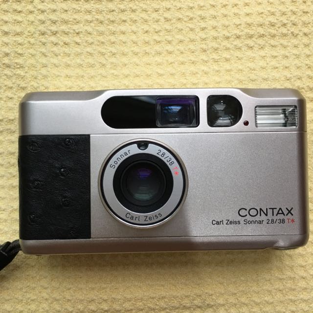 Rare Contax T2 Platin, Photography, Cameras on Carousell