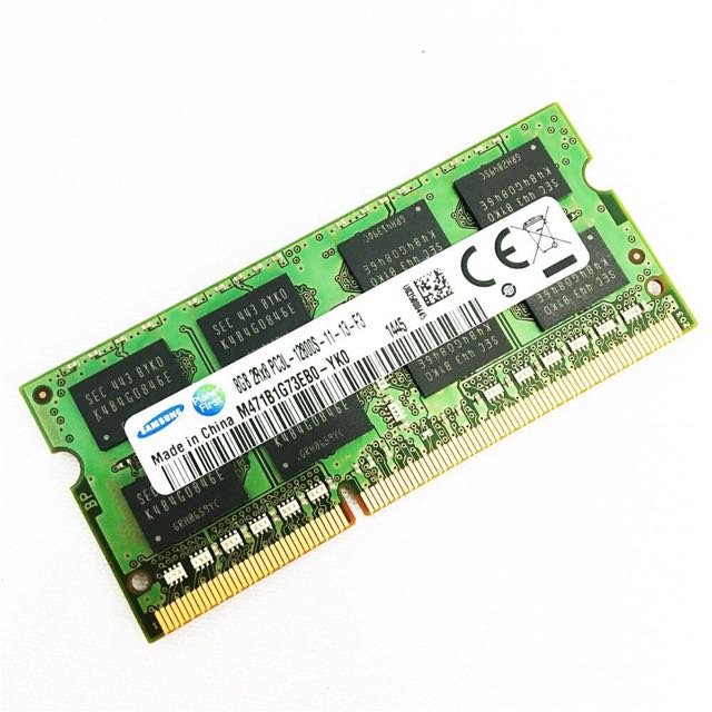 Samsung 8GB PC3L-12800S DDR3L-1600MHz M471B1G73EB0-YK0 1.35V 204-Pin ...