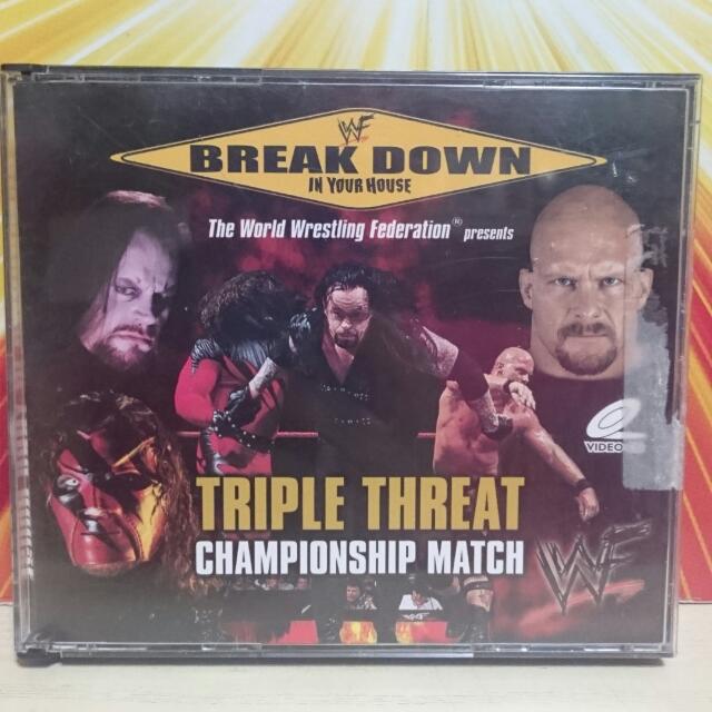 Wwf Wwe Breakdown in your house 1998, Everything Else on Carousell