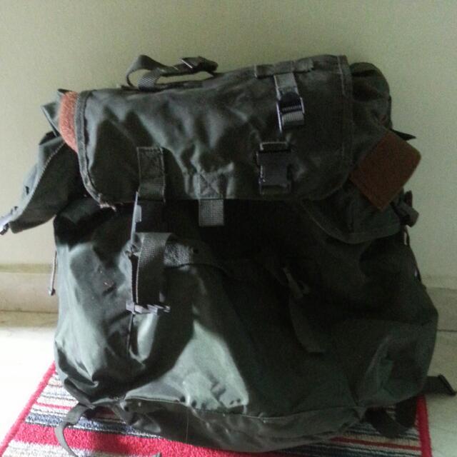 Army Field Pack, Sports Equipment, Hiking & Camping on Carousell