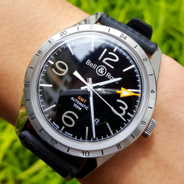 { SOLD } Bell & Ross GMT 24H, Luxury, Watches on Carousell