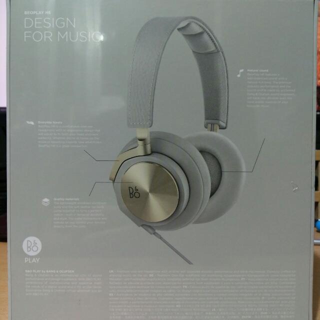 B&O (Bang & Olufsen) Beoplay H6 (2nd Gen) Premium Over-Ear Headphones ...