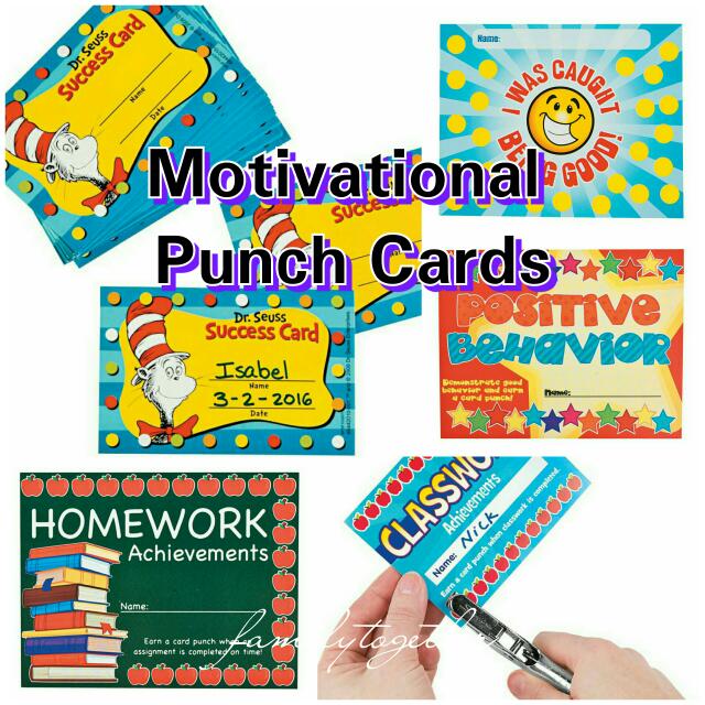 Motivational Punch Cards, Hobbies & Toys, Toys & Games on Carousell