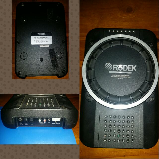 Rodek Rw-green Bass 8 8 inches active subwoofer with build in amplifier ...