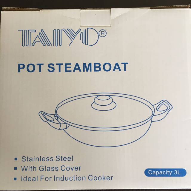 Taiyo Pot Steamboat 3 L, TV & Home Appliances, Kitchen Appliances, BBQ ...