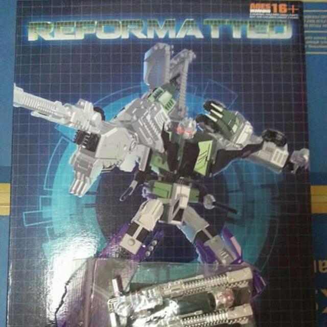 Transformers Sixshot MMC Reformatted Hexatron With Chrome Parts ...