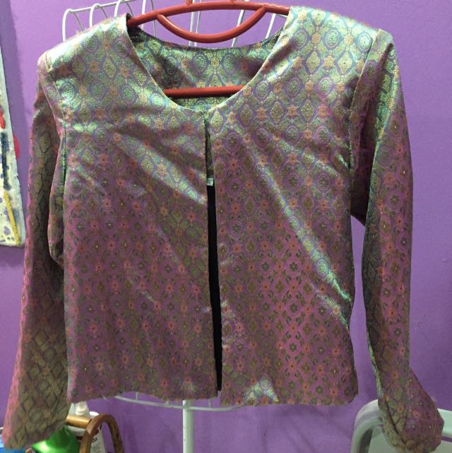 Batik Jacket, Women's Fashion, Coats, Jackets and Outerwear on Carousell