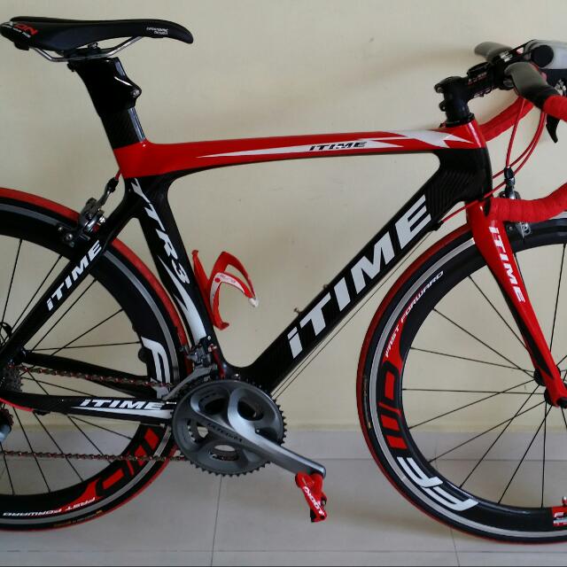 iTIME Full Carbon Aero Frame With Optional FSA Carbon Handlebar And FSA ...