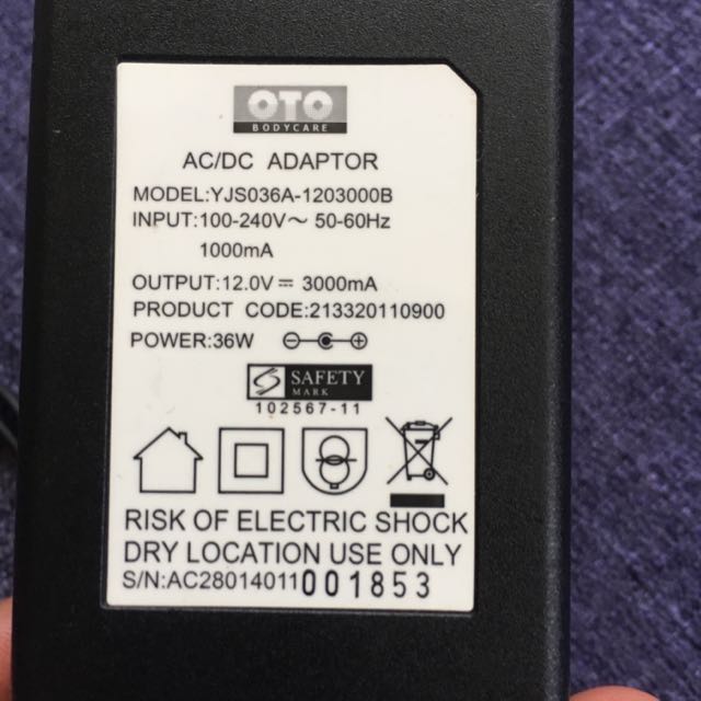 Oto Ac/dc Adapter, Electronics, Others on Carousell