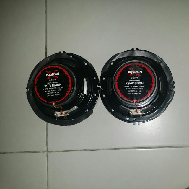Sony Xplode 3 Way Speaker (Rear), Car Accessories on Carousell