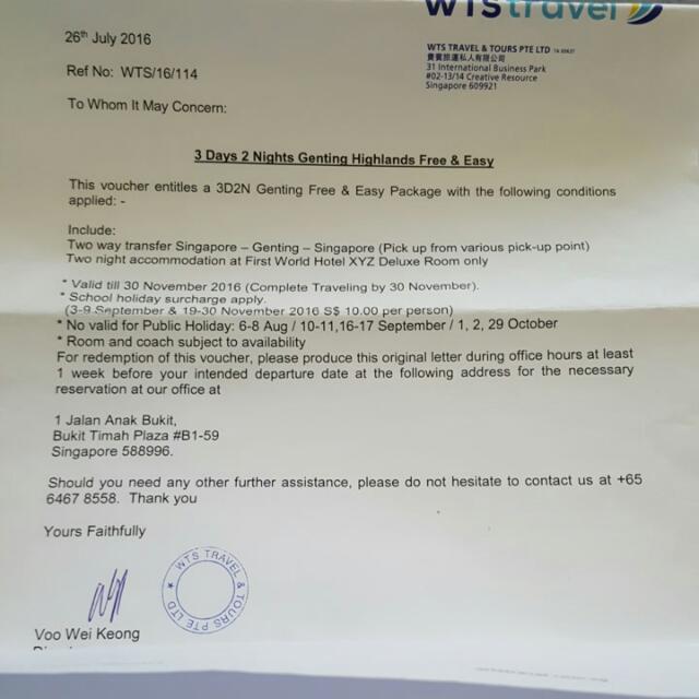 2 Bus Tickets To Genting Highland And 3D2N Stay In First World Hotel ...