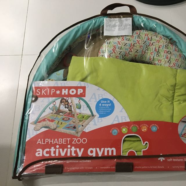 SKIP HOP ALPHABET ZOO BABY ACTIVITY GYM, Babies & Kids, Infant Playtime ...