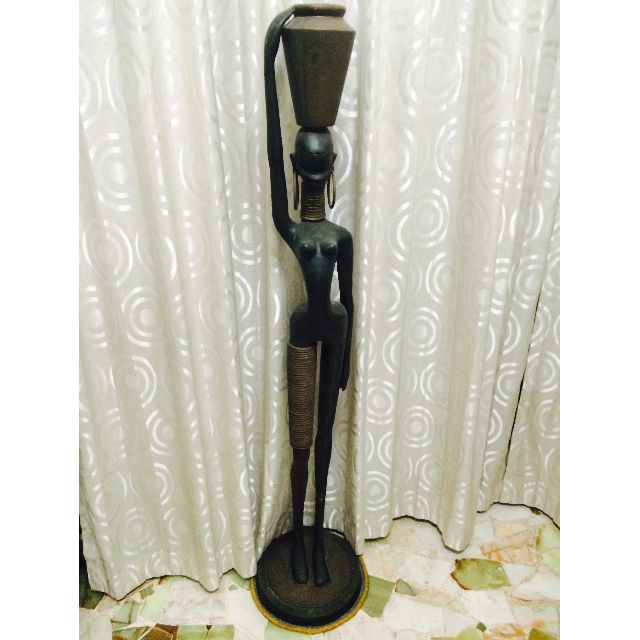 Copper Statue of Tribal Woman, Hobbies & Toys, Memorabilia ...