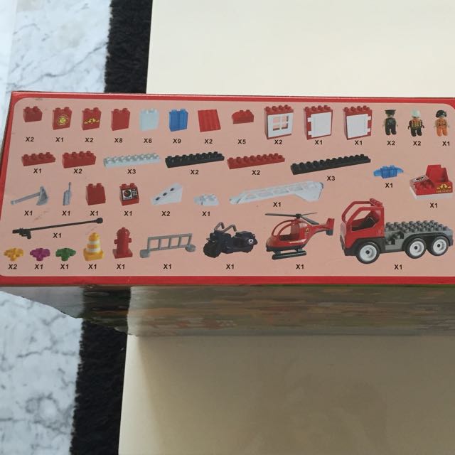 Emco Fire-Brigade Theme Building Blocks, Hobbies & Toys, Toys & Games ...
