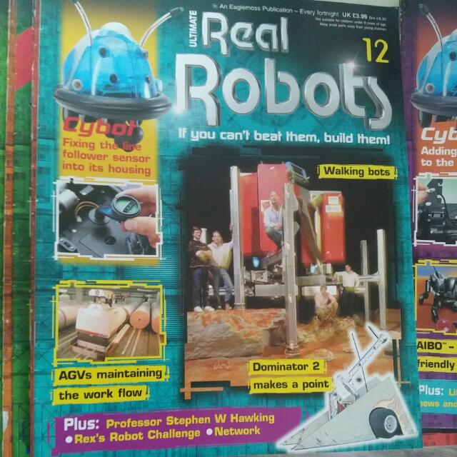 FREE : Ultimate Real Robots Magazine ( 17 Copies), Hobbies & Toys ...