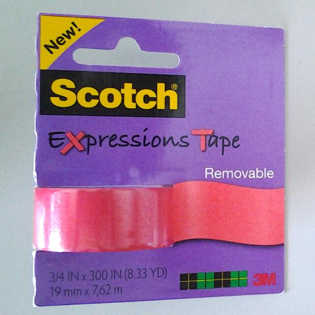 3M Scotch removable tape (new), Hobbies & Toys, Stationery & Craft ...