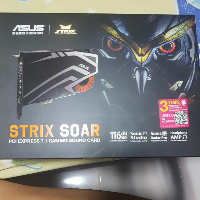 ASUS Strix Soar Sound Card, Computers & Tech, Laptops & Notebooks on ...