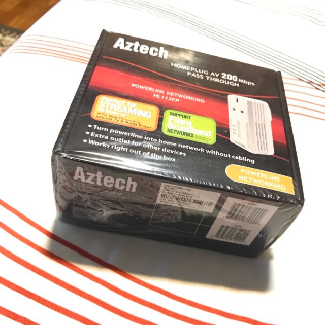Aztech Powerline Networking HL113EP, Computers & Tech, Parts ...