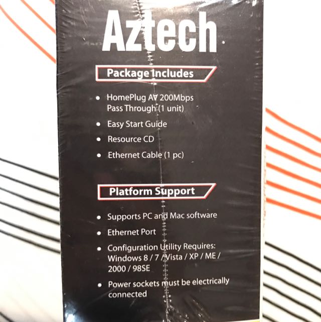 Aztech Powerline Networking HL113EP, Computers & Tech, Parts ...