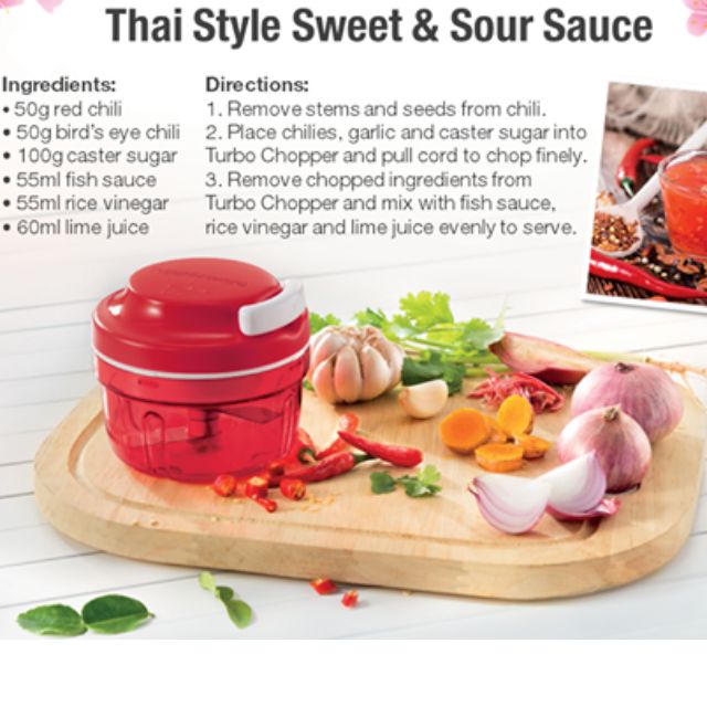 Brand New Authentic Tupperware Turbo Chopper, TV & Home Appliances ...