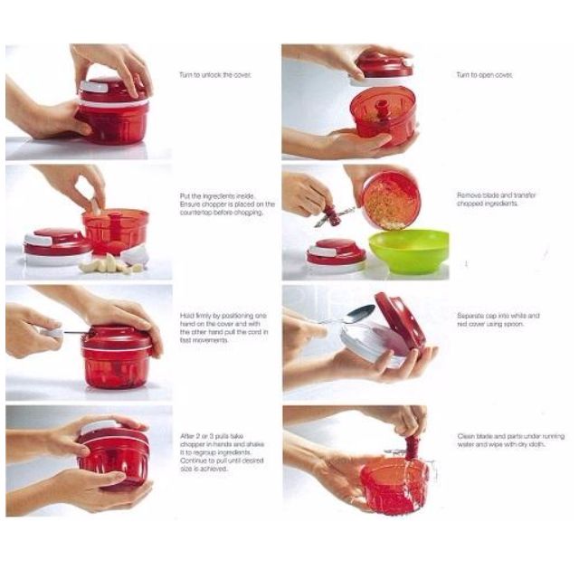 Brand New Authentic Tupperware Turbo Chopper, TV & Home Appliances ...