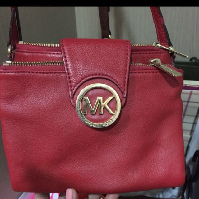 Reserved*Authentic mk Sling, Luxury, Bags & Wallets on Carousell