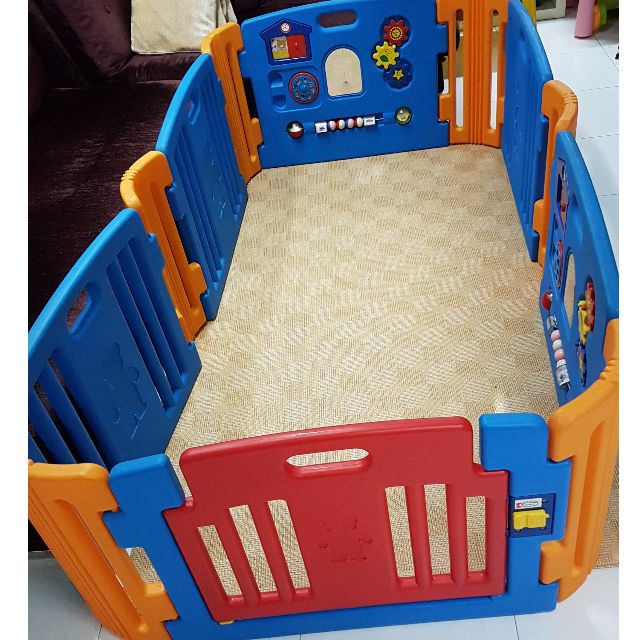 *RESERVED* Haenim 6-panel play yard, Babies & Kids, Infant Playtime on ...