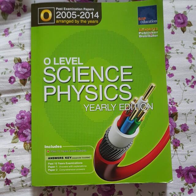 O Level Science Physics Yearly Edition, Hobbies & Toys, Books ...