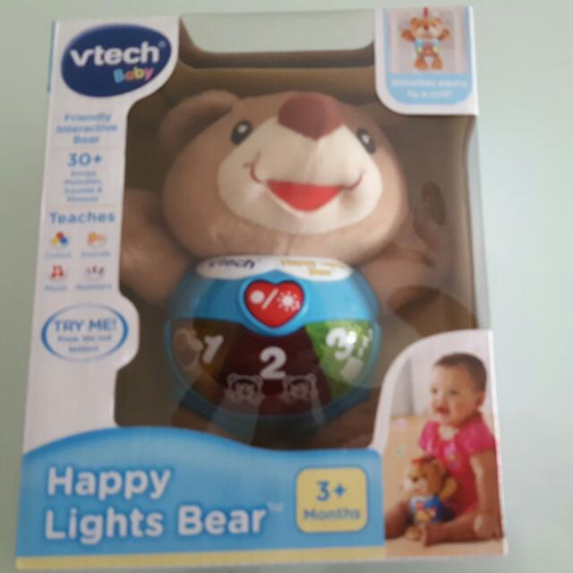 Vtech Baby Happy Lights Bear With 30+ Songs, Melodies, Sound & Phrases ...