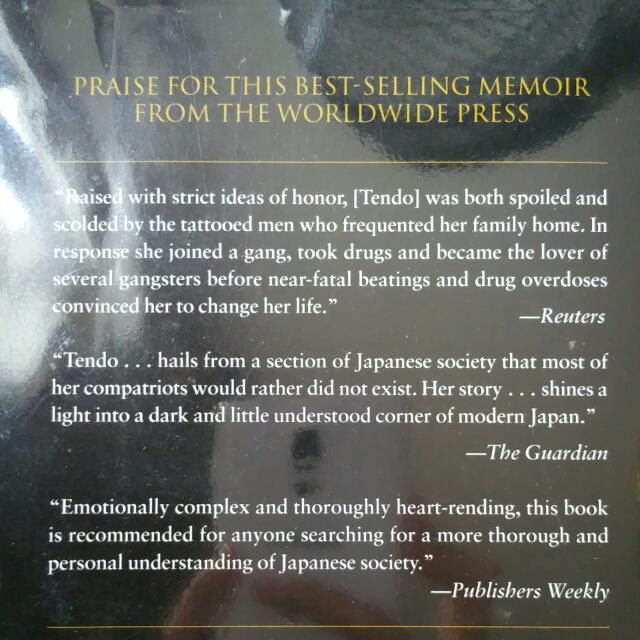 Yakuza Moon By Shoko Tendo, Hobbies & Toys, Books & Magazines, Fiction ...