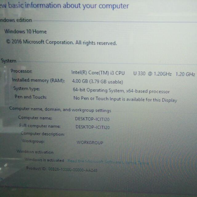 Asus Laptop 12inch UL20FT, Computers & Tech, Laptops & Notebooks on ...