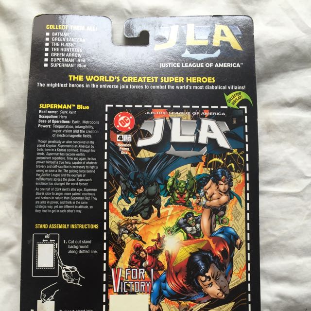 DC's JLA Superman Red & Superman Blue from Kenner, Hobbies & Toys, Toys ...