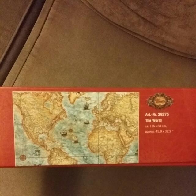 HEYE Puzzle 3000 Pieces - The World Map, Hobbies & Toys, Stationery ...